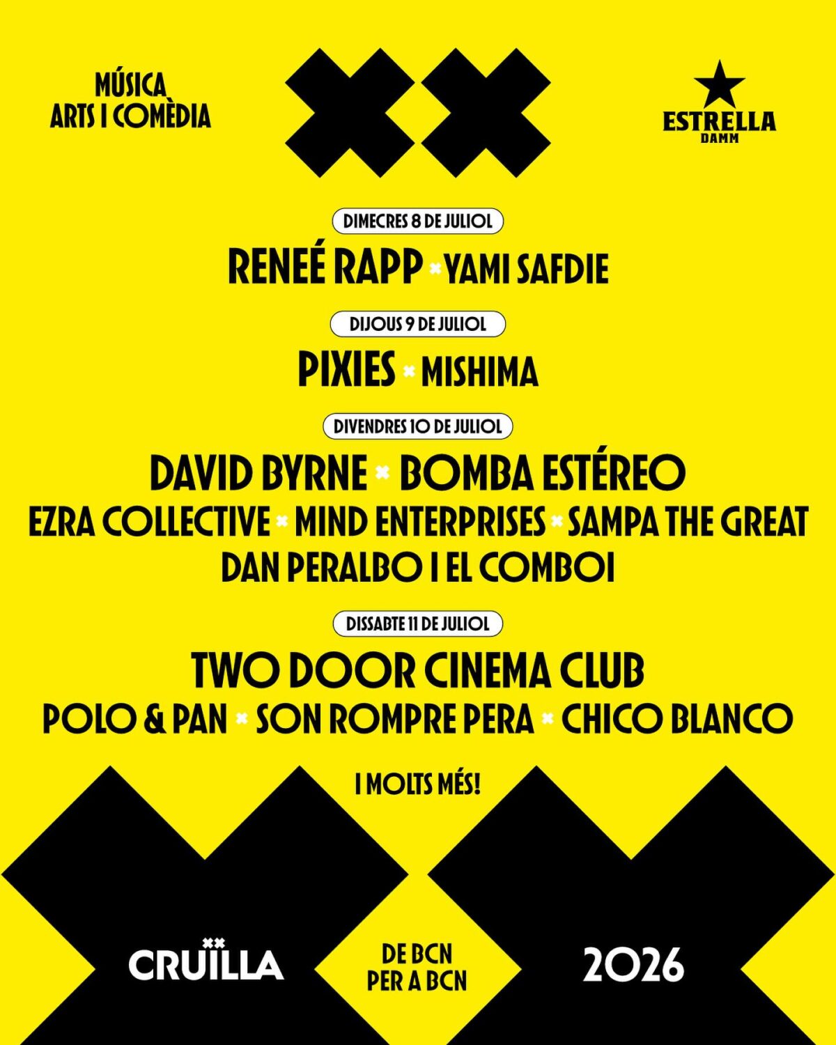 festival-cru-lla-2026-cartel-por-d-as-pixies-david-byrne-y-two-door